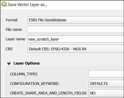 QGIS Export ESRI File Geodatabase Versus ESRI FileGDB Geographic Information Systems Stack