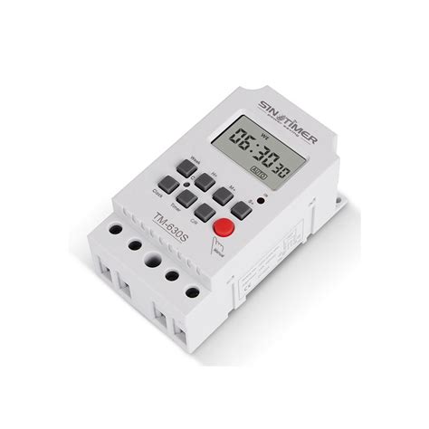 Sinotimer Tm630s 2 220v Lcd Digital Programmable Timer Switch With