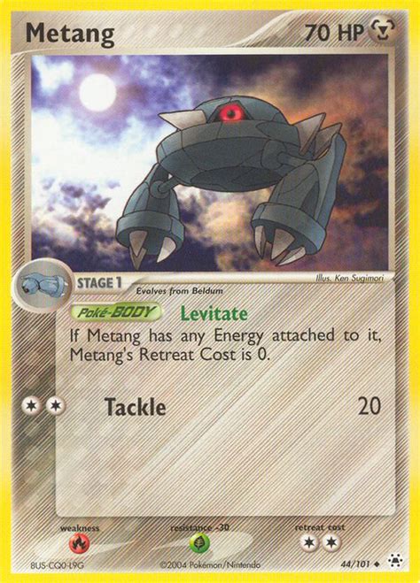 Metang Pokemon Card