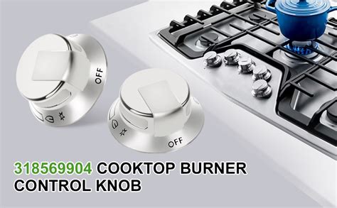 318569904 Cooktop Burner Control Knob For Frigidaire
