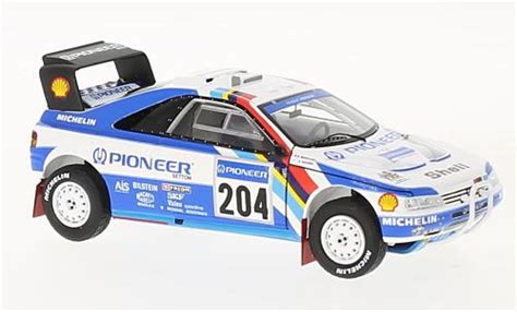 Diecast Model Cars Peugeot 405 143 Spark T16 Grand Raid No204 Pioneer