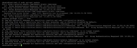 setting up a proxy for docker containers in linux machines
