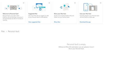 How To Set Up Use Disable OneDrive Personal Vault