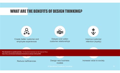 Introduction To Design Thinking PPT Slide Deck