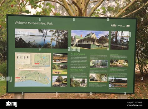 Information Display Sign In The Nyerimilang Heritage Park East