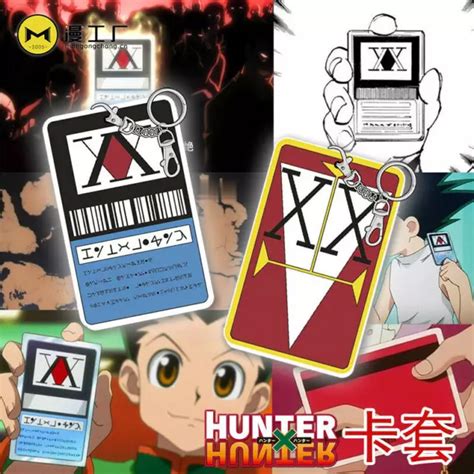 Hunter X Hunter License Card Portable Id Card Holder Bus Cards Keychain