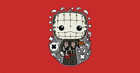 Pinhead Horror Chibi Art Style Hellraiser Goes Cute Tshirt