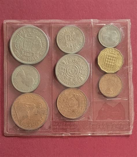 Elizabeth Ii Pre Decimal Set 9 Coins 1953 B Numis Gallery