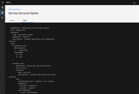 Dashboard Ui Implementation For Service Accounts · Issue 733 · Tektoncddashboard · Github