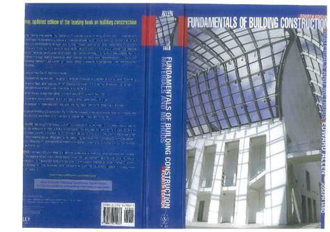 354166240 Fundamentals Of Building Construction 1 Pdf Architecture