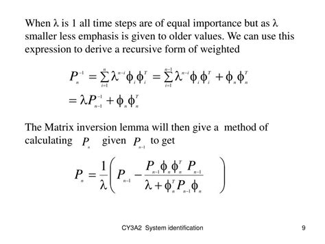 PPT Derivation Of Recursive Least Squares Given That Is The Collection PowerPoint Presentation