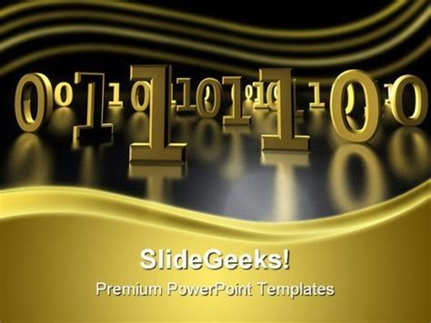 Binary Abstract Business Powerpoint Templates And Powerpoint Backgrounds 0411