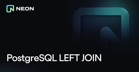 Postgresql Left Join