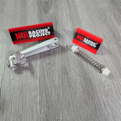 Nui มือลิง Cnc ทรงซูซูกิ สปริงสายเบรคหลัง Nui ใส่ Wave110i Wave125 Dream Supercub Shopee