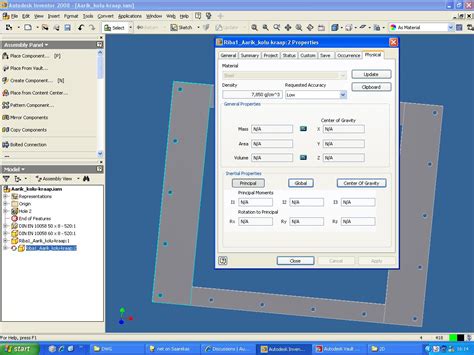 Mass Properties Na Autodesk Community