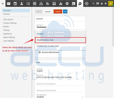 How To Disable Delete An Email User In SmarterMail 16 SmarterMail