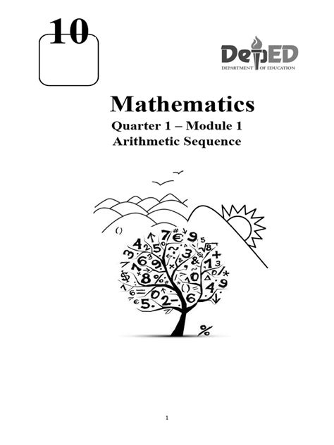 Math 10 Q1 Slm Module 1 Pdf Multiplication Numbers