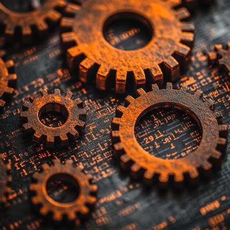 Realistic Depiction Of The Rust Programming Language Code In An Ide Detailed And Modern