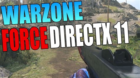 Force Directx 11 In Cod Warzone Pacific On Pc Youtube