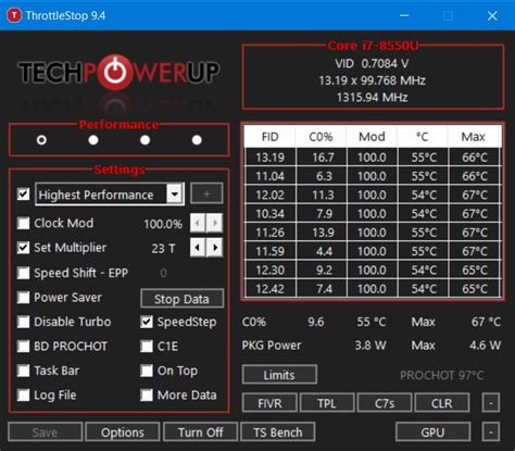 Cpu At Low Clockspeed But Not Over Heating TechPowerUp Forums