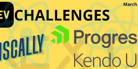 Kendoreact Free Components Challenge Dev Community