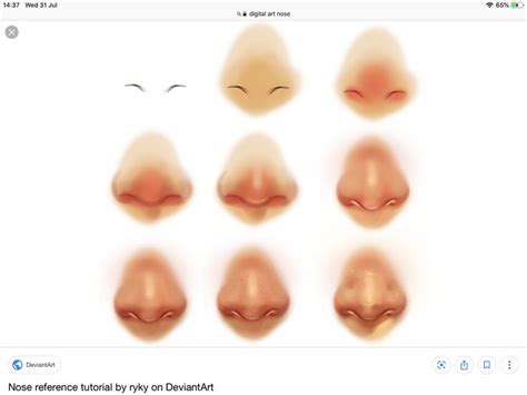 How To Draw A Nose Digital Painting Tutorials Art Tutorials Digital Art Tutorial