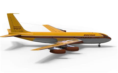 Boeing 367 80 Boeing 707 3d Model By Citizensnip