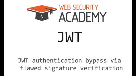 Portswigger Web Academy Jwt Jwt Authentication Bypass Via Flawed Signature Verification 129