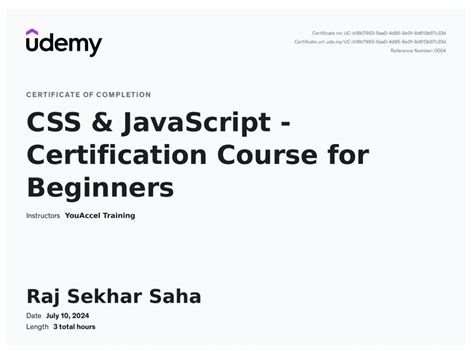 🤩 Excited To Share That Ive Earned A Certificate In 𝘾𝙎𝙎 And 𝙅𝙖𝙫𝙖𝙎𝙘𝙧𝙞𝙥𝙩