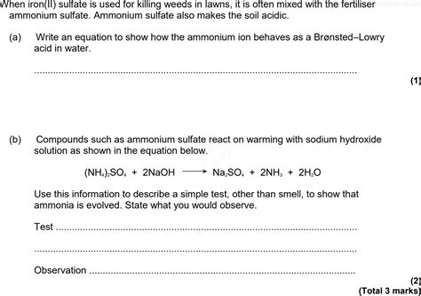 A Level Aqa Chemistry Questions Ph Curves Titrations And Indicators