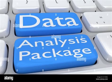 3d Illustration Of Computer Keyboard With The Script Data Analysis