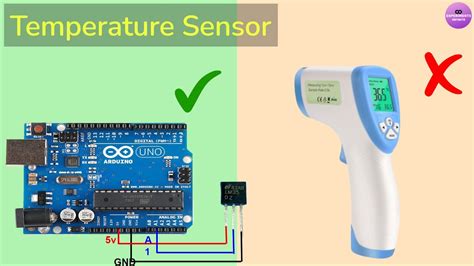 Diy Temperature Sensor Arduino Project Youtube