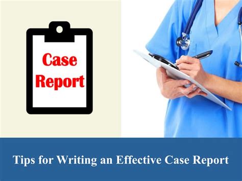 Case Report Writing Tips Pptx