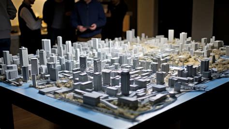 3d Urban Modeling Showing The Spatial Development Of Downtown City Ai