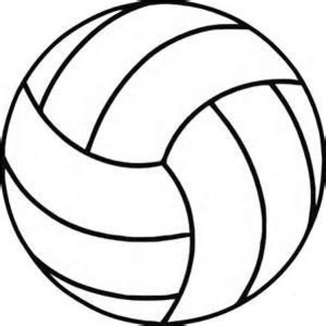 Free Volleyball Clipart Black And White