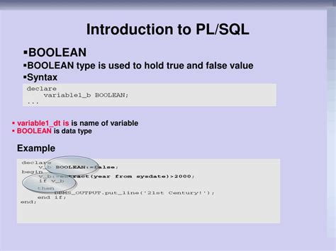 ppt lecture 1 introduction to pl sql powerpoint presentation free download id 2861524