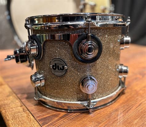 Dw Used Collectors Maple 8×10 Broken Glass Tom Dales Drum Shop