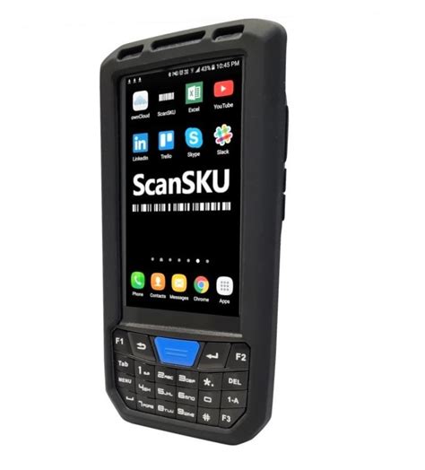 Android Barcode Scanner Rugged R Series 1d And 2d Scansku Android Barcode Scanners