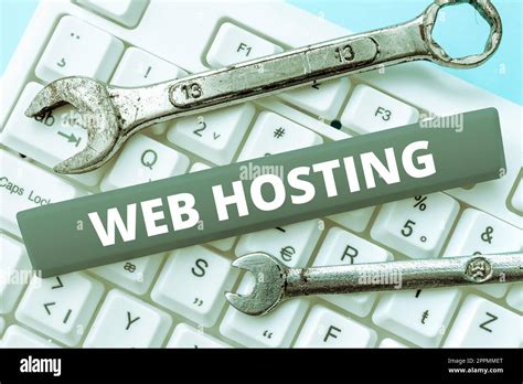 Sign Displaying Web Hosting Business Showcase The Activity Of Providing Storage Space And