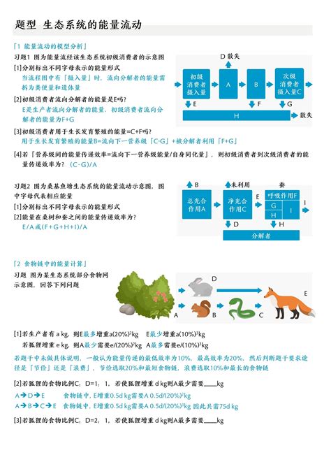 生态学篇 323 生态系统的结构和功能 附324 人与环境的关系 一轮复习笔记 哔哩哔哩