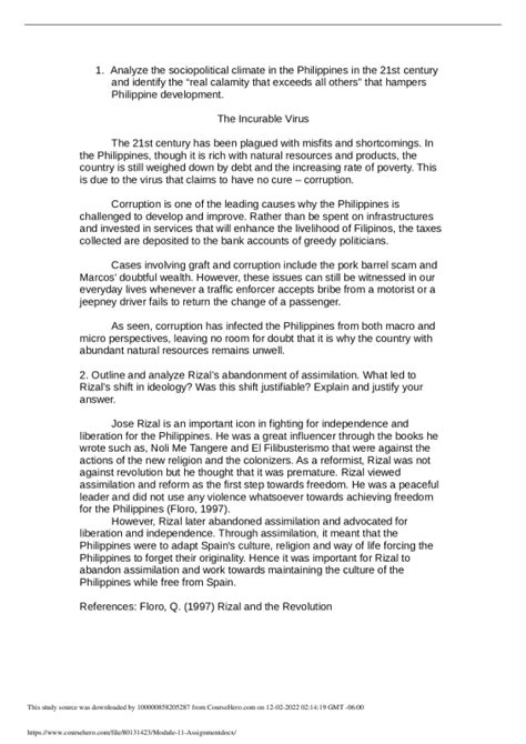 Module 11 Assignment New Era University Konfil 18