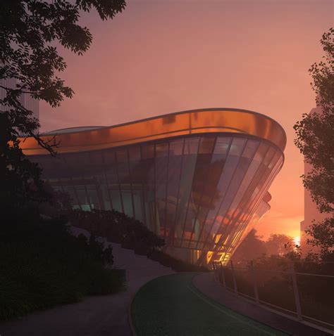 Mad Designs Undulating Cloud 9 Sports Center For Shijiazhuang
