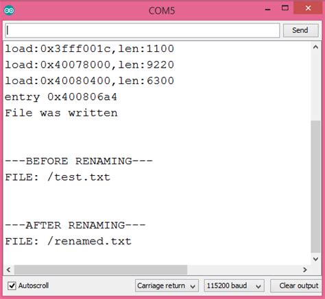 Esp32 Arduino Renaming A File In The Spiffs File System Techtutorialsx