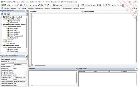 Macros Y Lenguaje Vba El Entorno De Programación Vbe