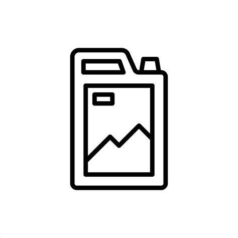 Fuel Outline Icon Fuel Black Line Illustration 66743590 Vector Art At