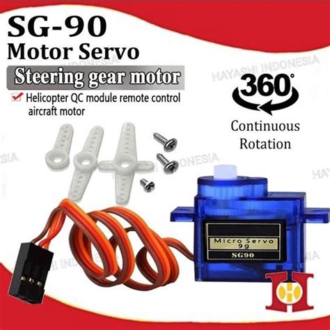 Jual Motor Micro Mini Servo Tower Pro Sg90 Sg 90 9g Arduino Plastic Bearing Shopee Indonesia
