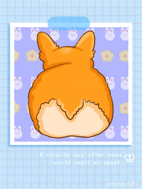 原创可爱小狗系列插画风格插画设计作品 设计人才灵活用工 设计dna