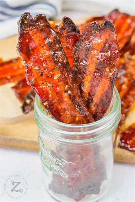 Candied Bacon Recipes Maple Brown Sugar Candied Bacon Itzns