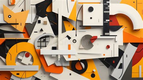 Geometric Shapes In Vibrant Colors Modern Designs With Dynamic Patterns Create Visually