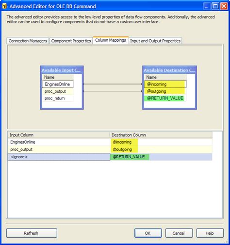 Ssis Oledb Command And Procedure Output Params Sqlservercentral